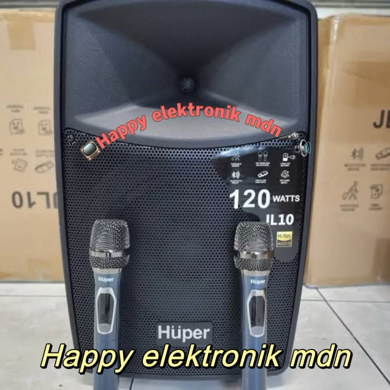 Jual HUPER JL10 Speaker portable Huper 10 Inch wireless speaker Huper ...