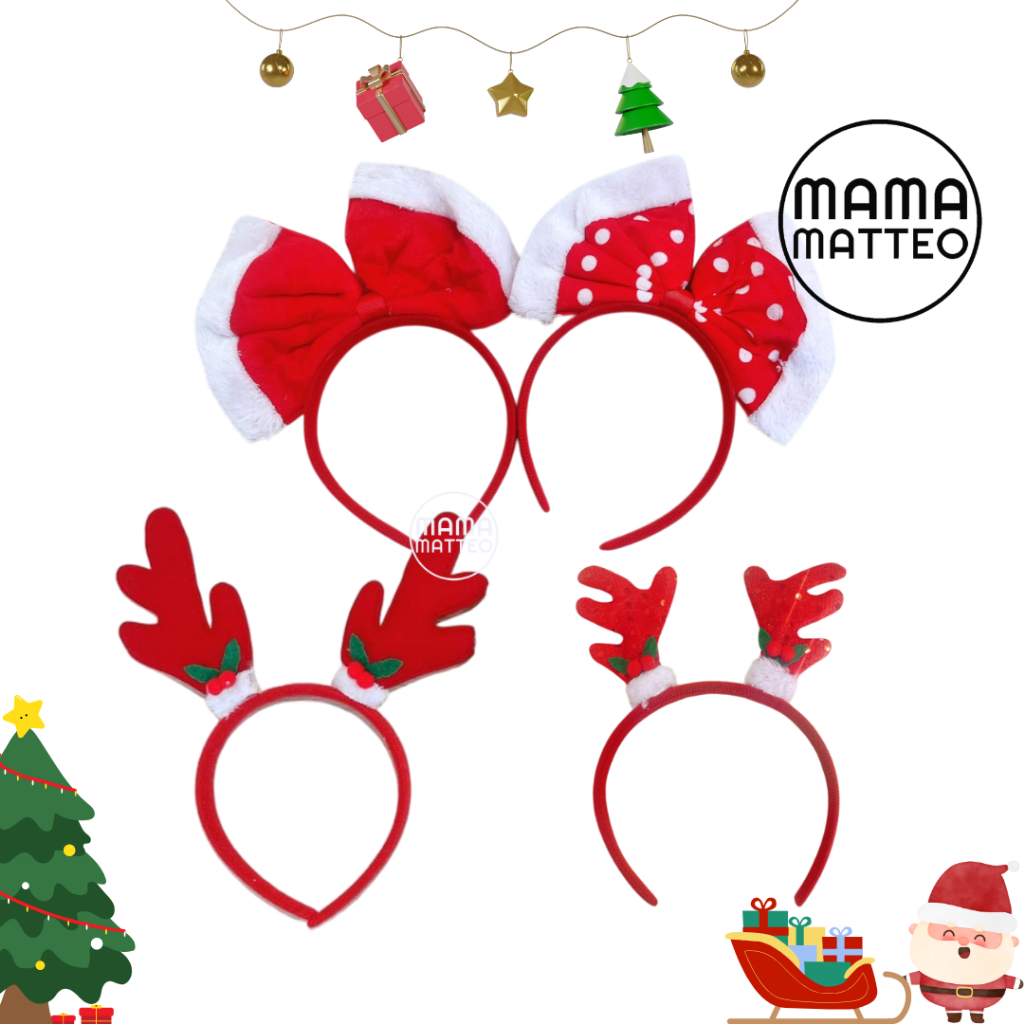 Jual Bando Natal Tanduk Rusa Pohon Natal / Bandana Bondu Aksesoris ...