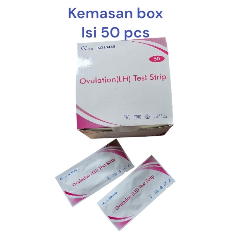 Jual box 50pcs pink tes ovulasi lh ovulation masa subur | Shopee Indonesia