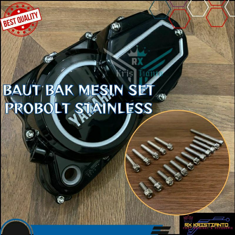 Jual 1 set 18 pcs baut bak blok block tutup mesin kopling magnet rxking ...