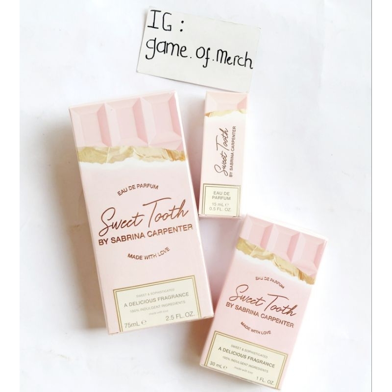 Jual [READYSTOCK] Sabrina Carpenter SWEETH TOOTH Parfum | Shopee Indonesia