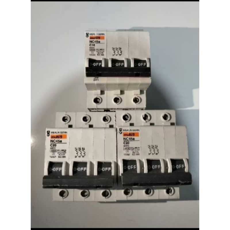 Jual MCB Merlin gerin 3phase | Shopee Indonesia