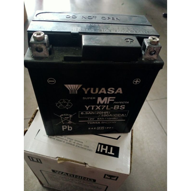 Jual aki yuasa 12V - 6Ah | Shopee Indonesia