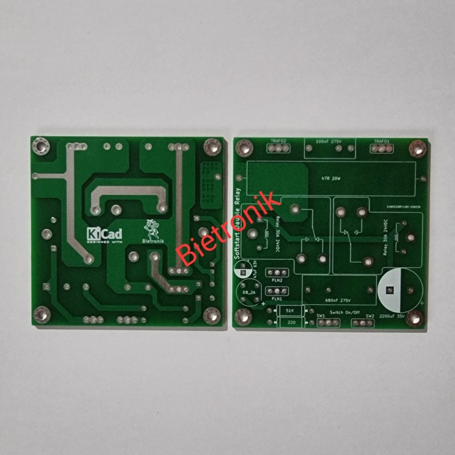Jual PCB Softstart Dauble Relay Dauble Layer | Shopee Indonesia