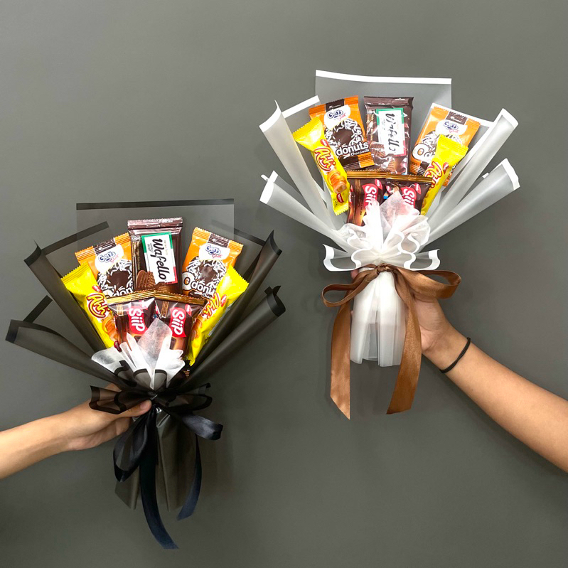 Jual 𝐏𝐀𝐏𝐄𝐑𝐔𝐒𝐇 [SN06] Buket Snack / Hadiah wisuda graduation perpisahan kado ulang tahmin sidang ...