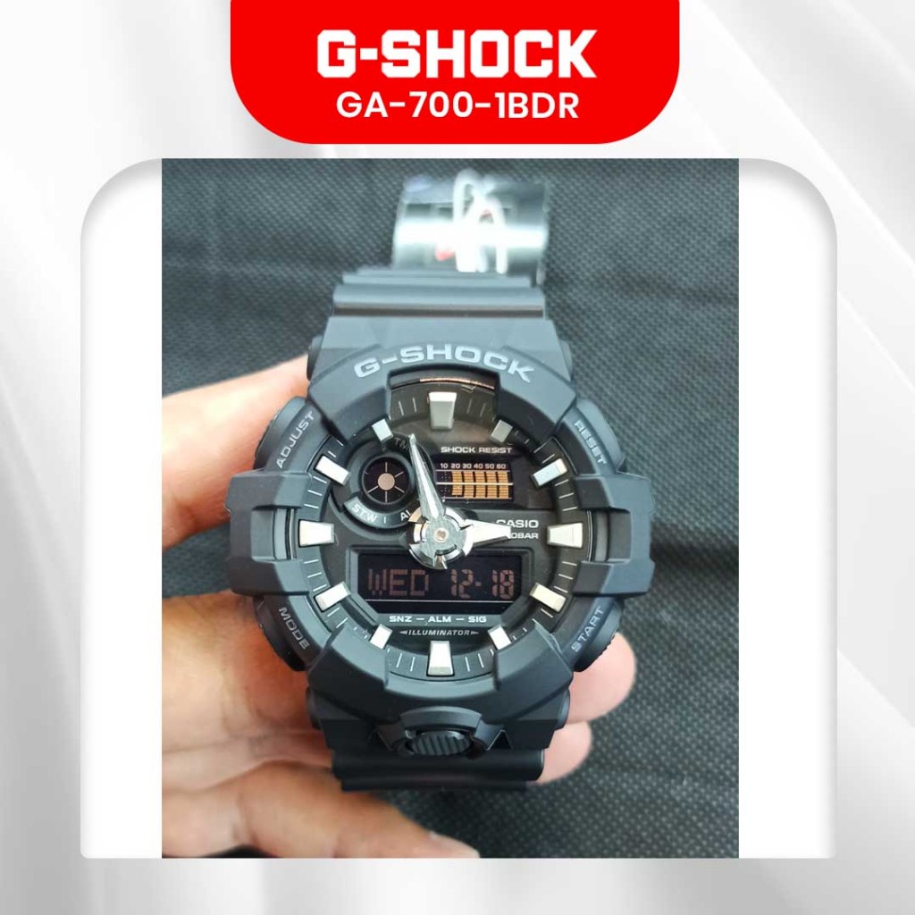 Jual Casio G-Shock Analog Man GA-700-1BDR / GA700 / GA7001B Original Garansi Resmi 2 Tahun ...