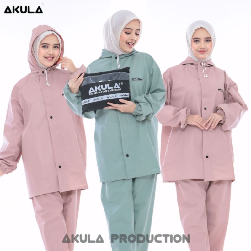 Jual JAS HUJAN Dewasa Pria Wanita Anti Rembes Premium Terbaik by Akula | Shopee Indonesia
