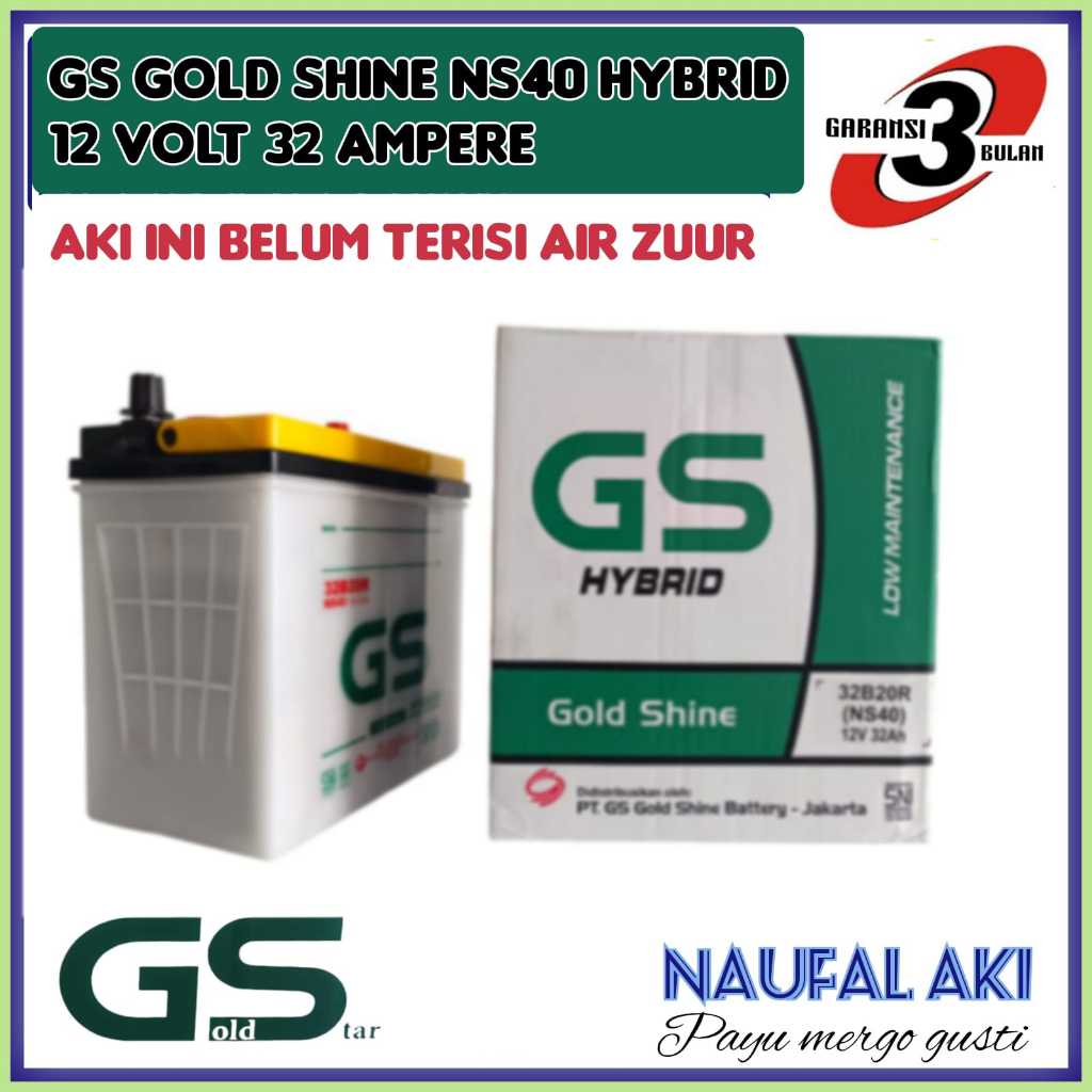 Jual Aki Mobil Avanza/Terios/Rush/Taruna/Xenia/Katana/Escudo/APV GS Gold Shine NS40 Hybrid 32 ...