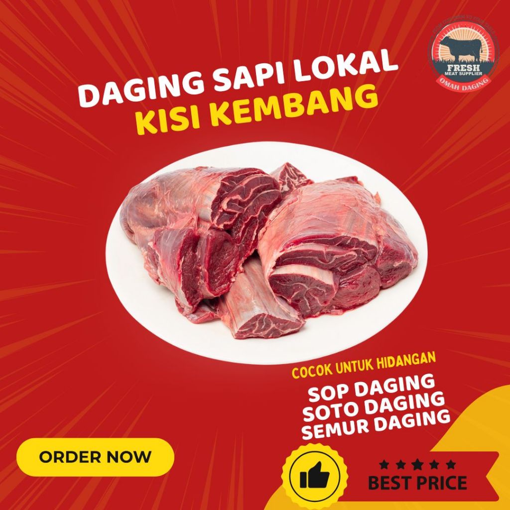 Jual DAGING SAPI KISI KEMBANG ASLI HALAL | Shopee Indonesia