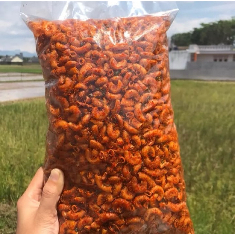 Jual Makaroni Cikruh Pedas Daun Jeruk 1/2kg | Shopee Indonesia