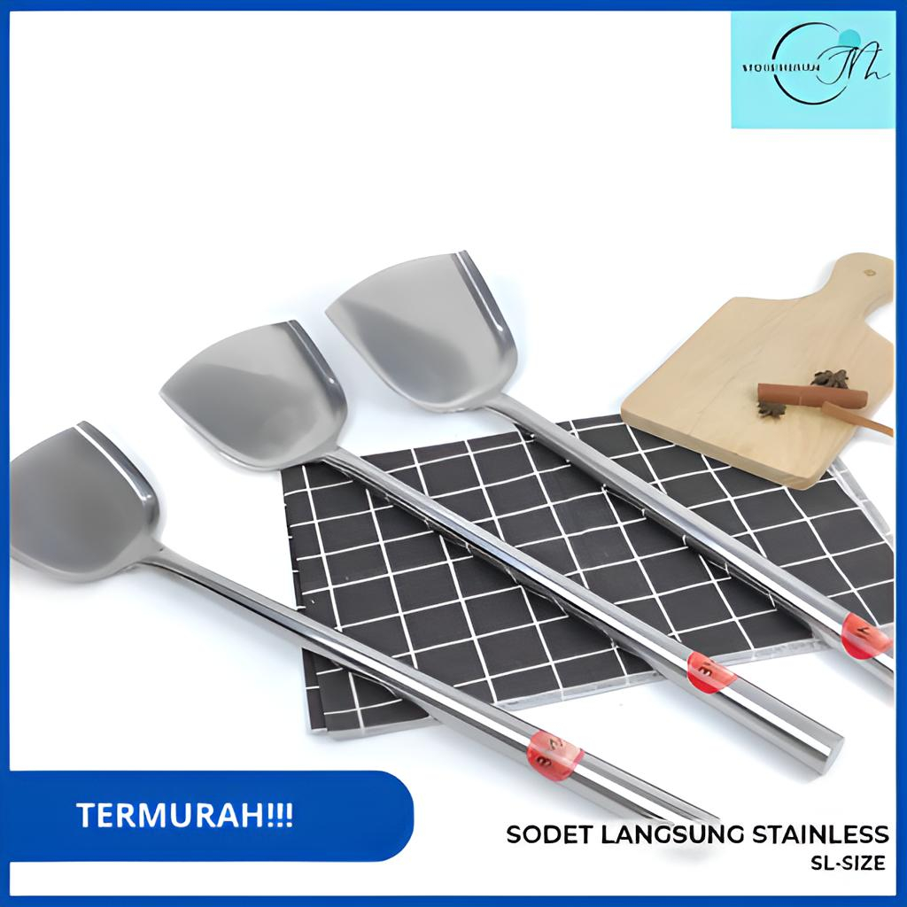 Jual SM Sodet Irus Sutil Stainless Besar Katel Kuali Wok Wajan Kuat ...
