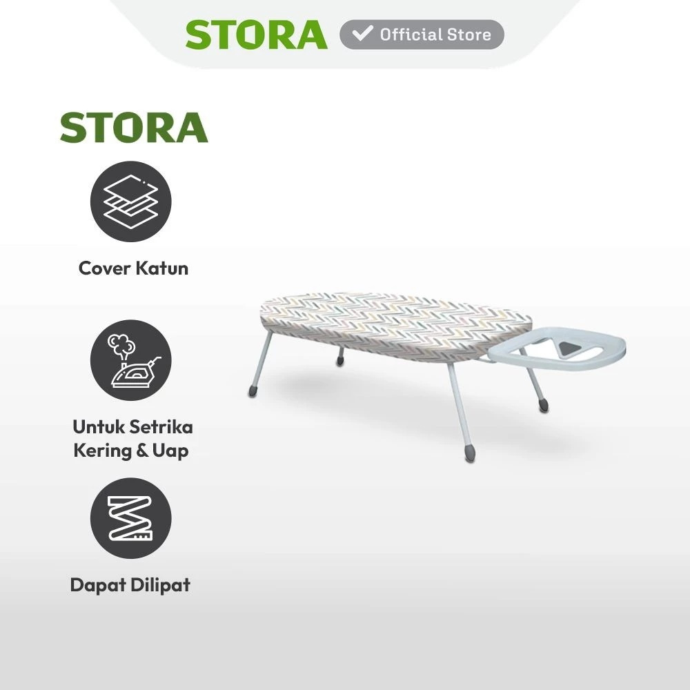 Jual Stora 85.3X35.5X21 cm Meja Setrika Lipat Tabletop Zigzag 1425 ...