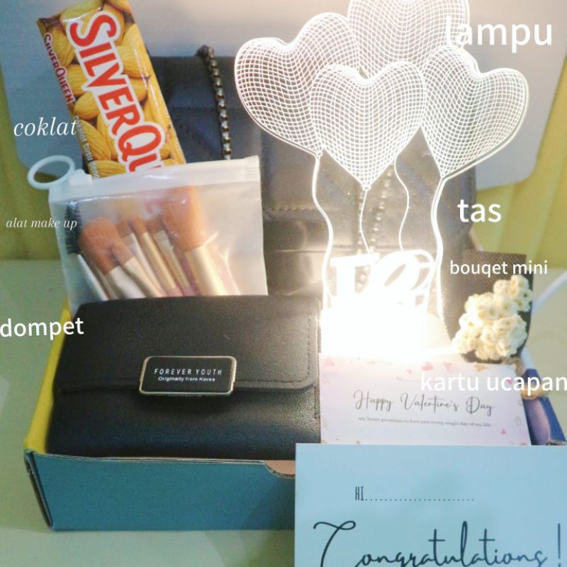Jual Kado Hampers Gift Box Hadiah ulang Tahun perempuan wanita Cewek ...