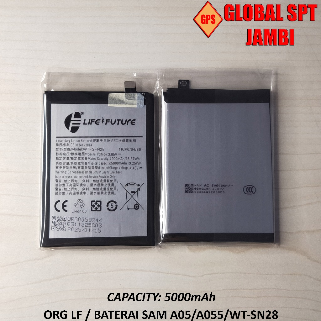 Jual LF / BATERAI SAMSUNG A05 / A055 / WT-S-N28 / BATRE / BATERE ...