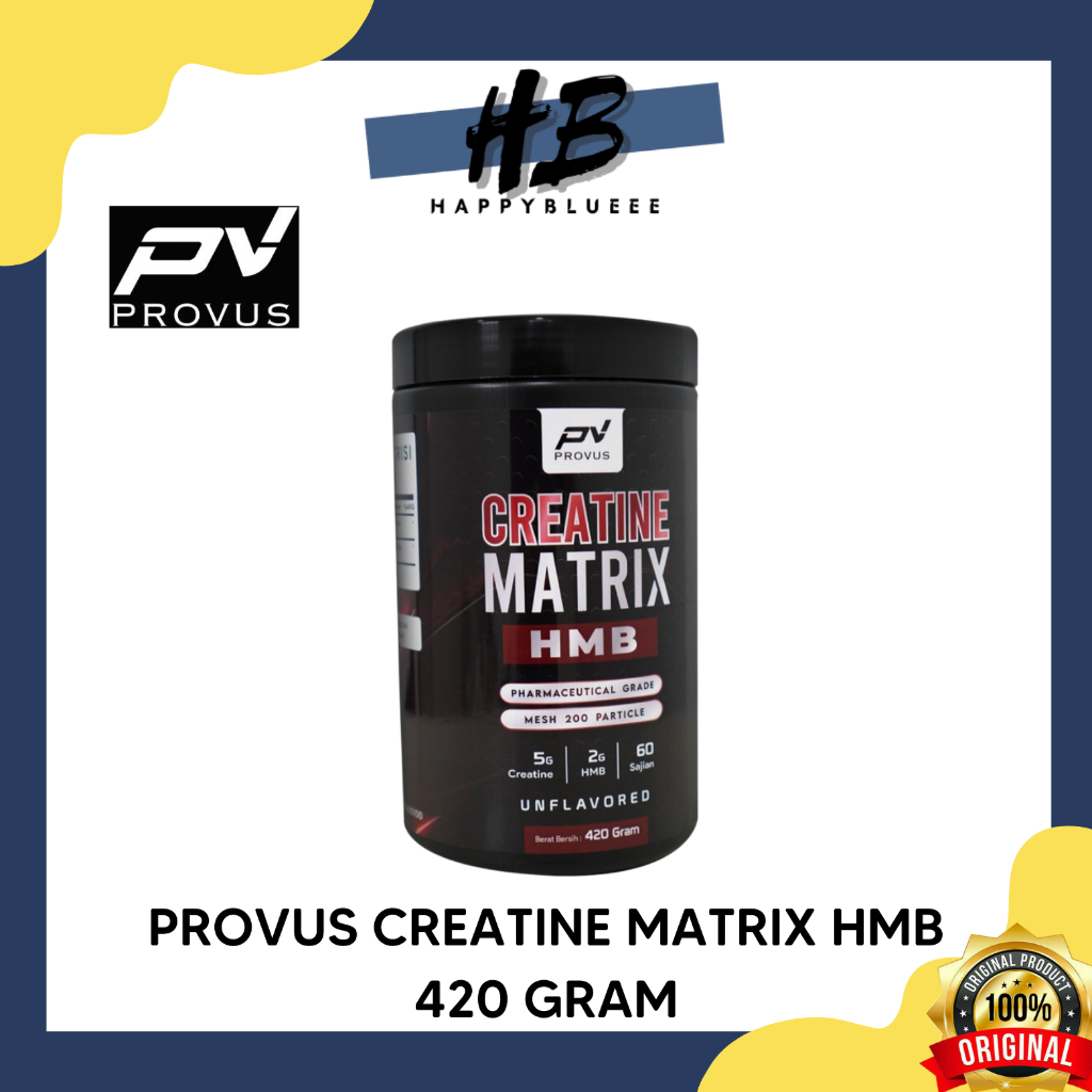 Jual PROVUS CREATINE MATRIX HMB 420 GRAM 60 SERVING | Shopee Indonesia