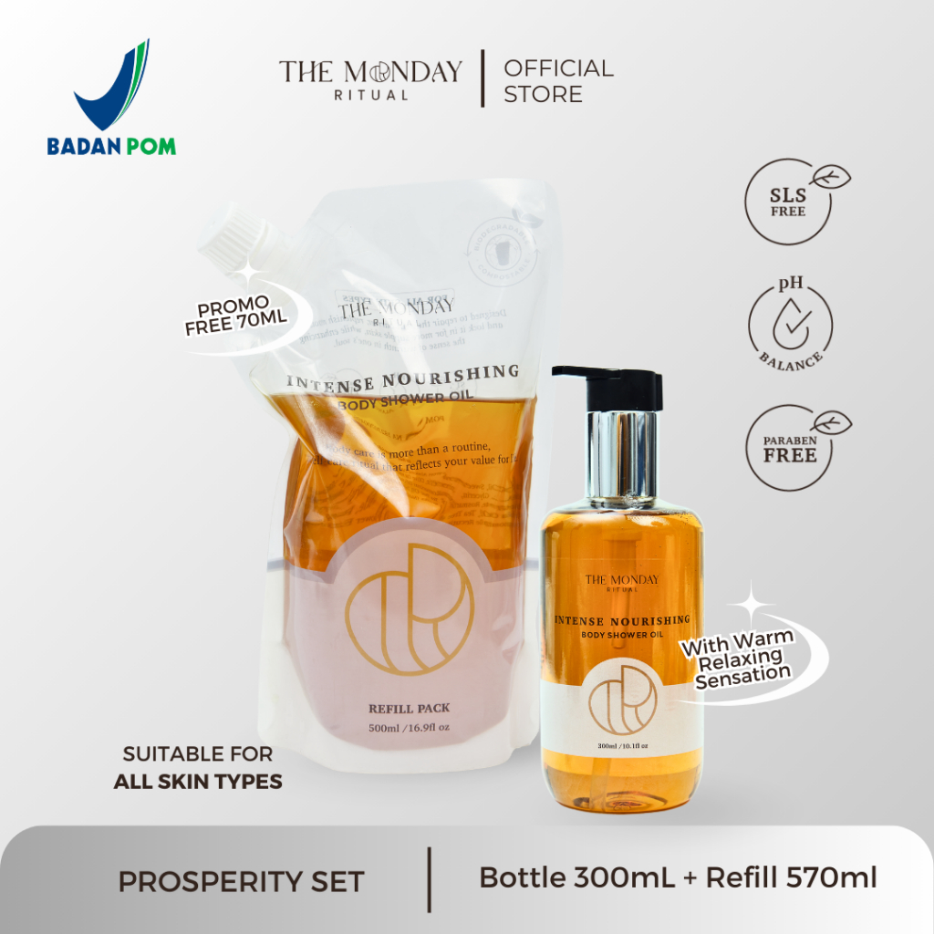 Jual [Prosperity Set] The Monday Ritual INTENSE NOURISHING Body Shower ...