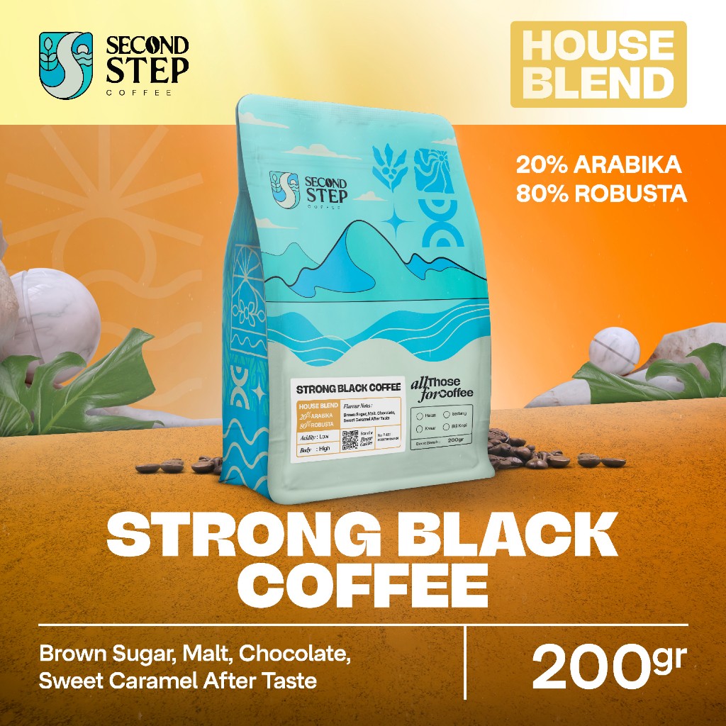 Jual Biji Kopi Bubuk Espresso Blend Strong Black Coffee Beans Kopdar ...