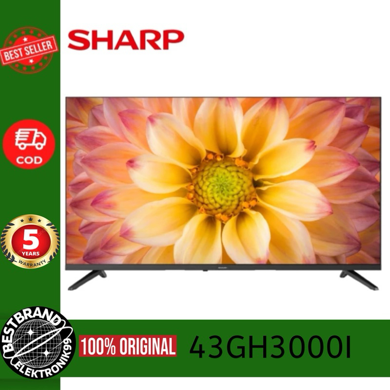 Jual SHARP 2T-C43GH3000I 43INCH 2K LED GOOGLE TV 43GH3000I 43 GH | Shopee Indonesia