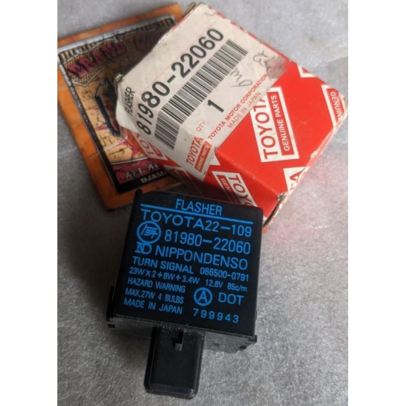 Jual Turn Signal 066500-0791 12V Relay Flasher 81890-22060 Toyota ...