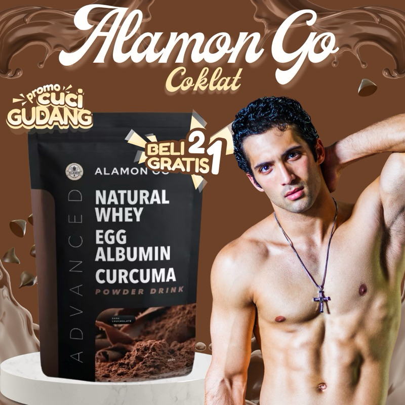 Jual ALAMON GO GAIN 200 GRAM PENAMBAH PENGGEMUK BERAT BADAN NATURAL ...