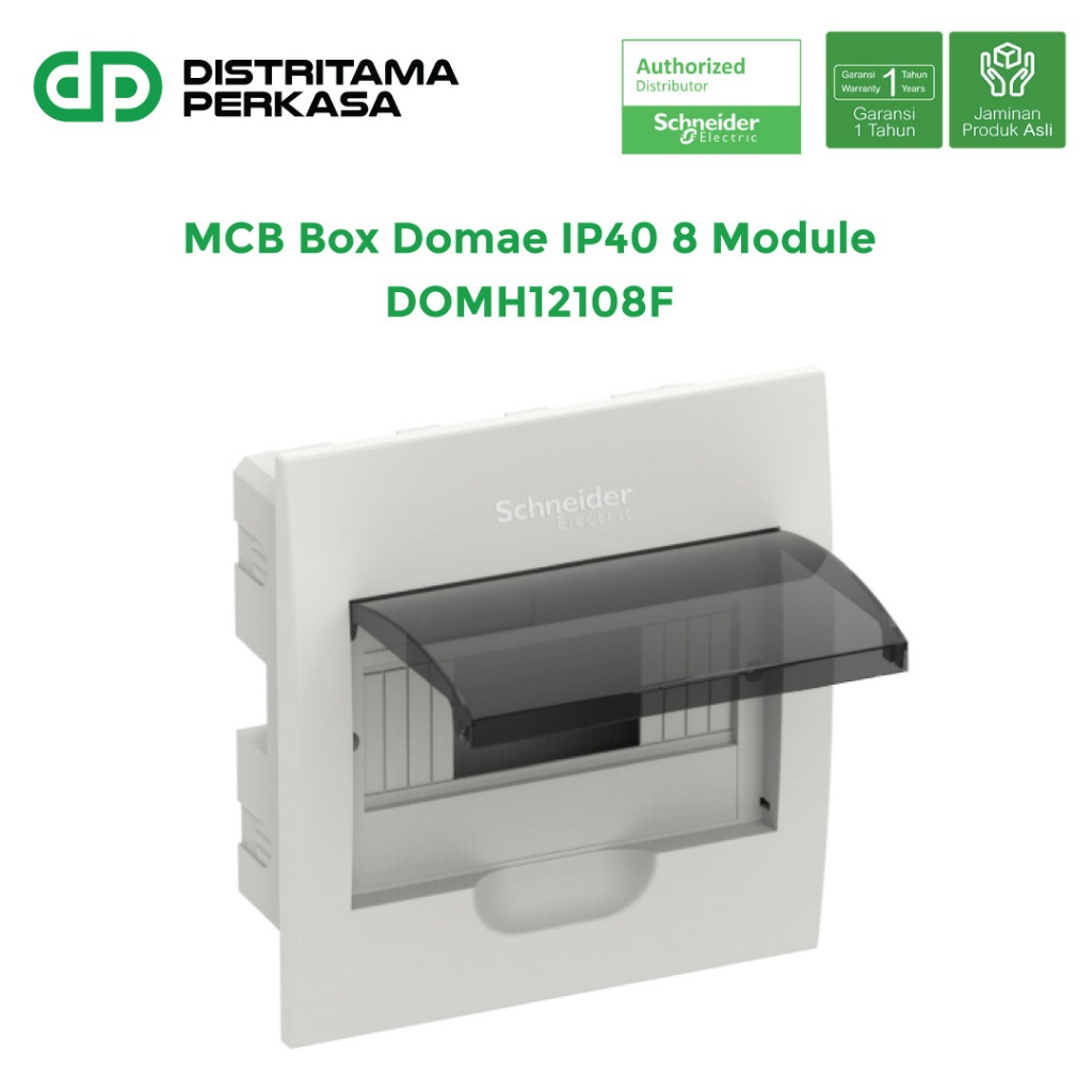 Jual Schneider MCB Box Domae IP40 8 Module - DOMH12108F | Shopee Indonesia