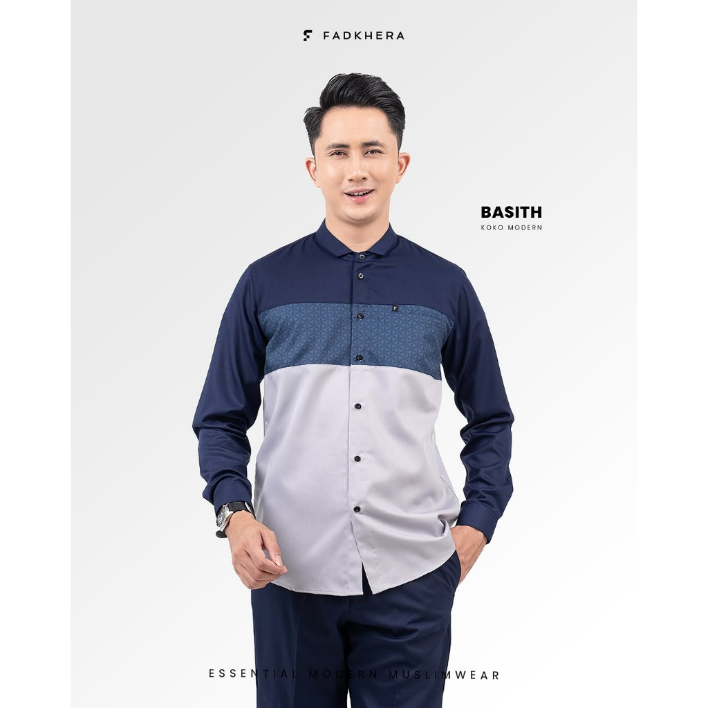 Jual BASITH FADKHERA BAJU KOKO PRIA KEMEJA DEWASA KEMKO PAKAIAN LAKI-LAKI LENGAN PENDEK DAN ...