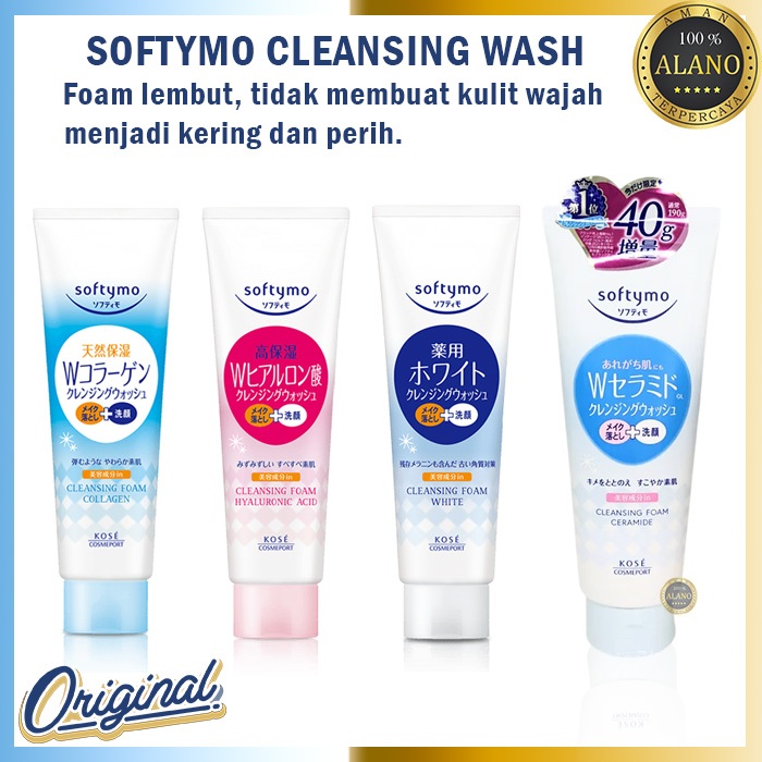Jual Softymo Cleansing Wash, Sabun Foam Cuci Muka Original Japan | Shopee Indonesia