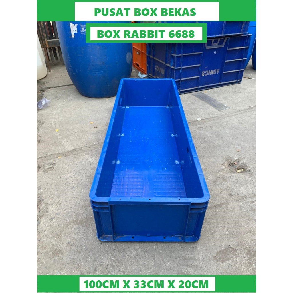 Jual Container Box Rapet/Rapat Box Industri Industri Rabbit 6688 Biru ...