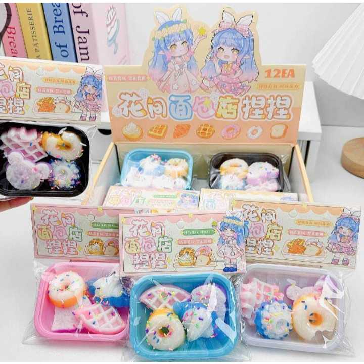 Jual Taba Squishy Pinch Patisserie Waffle Food Kue Cake Bread Donut ...