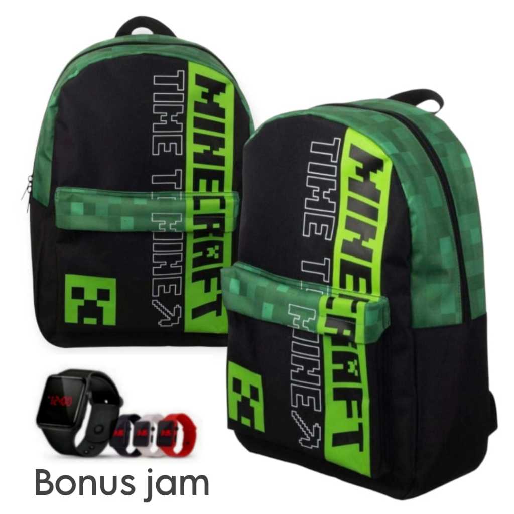 Jual tas anak minecraft - tas ransel sekolah anak laki laki tk dan sd ...