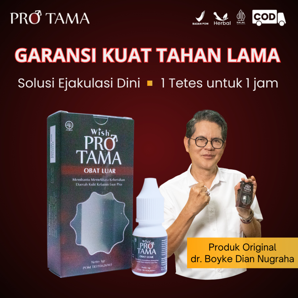 Jual Obat Kuat Herbal Pria Tahan Lama - Wish Protama dr Boyke Official ...