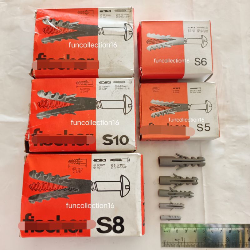 Jual Fiser Nylon Plug S5 S6 S8 S10 S12 (BACA DESKRIPSI) | Shopee Indonesia