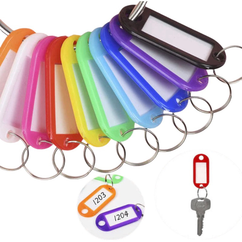 Jual Ecer 1Pcs Ganci Name Tag Gantungan Kunci Warna-Warni Label Nama ...