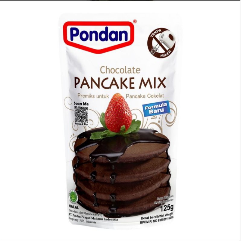 Jual Pondan Pancake Mix Cokelat 125 g | Shopee Indonesia