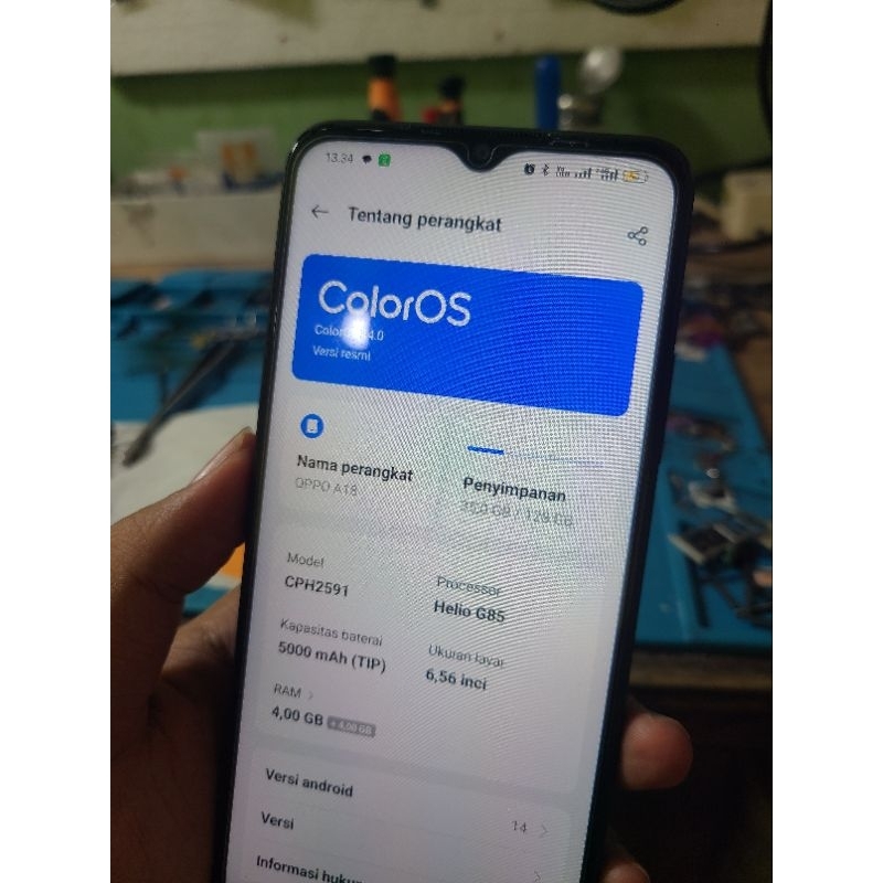 Jual mesin Oppo a18 cph2591 mesin Oppo a18 PCB mesin Oppo a18 | Shopee ...