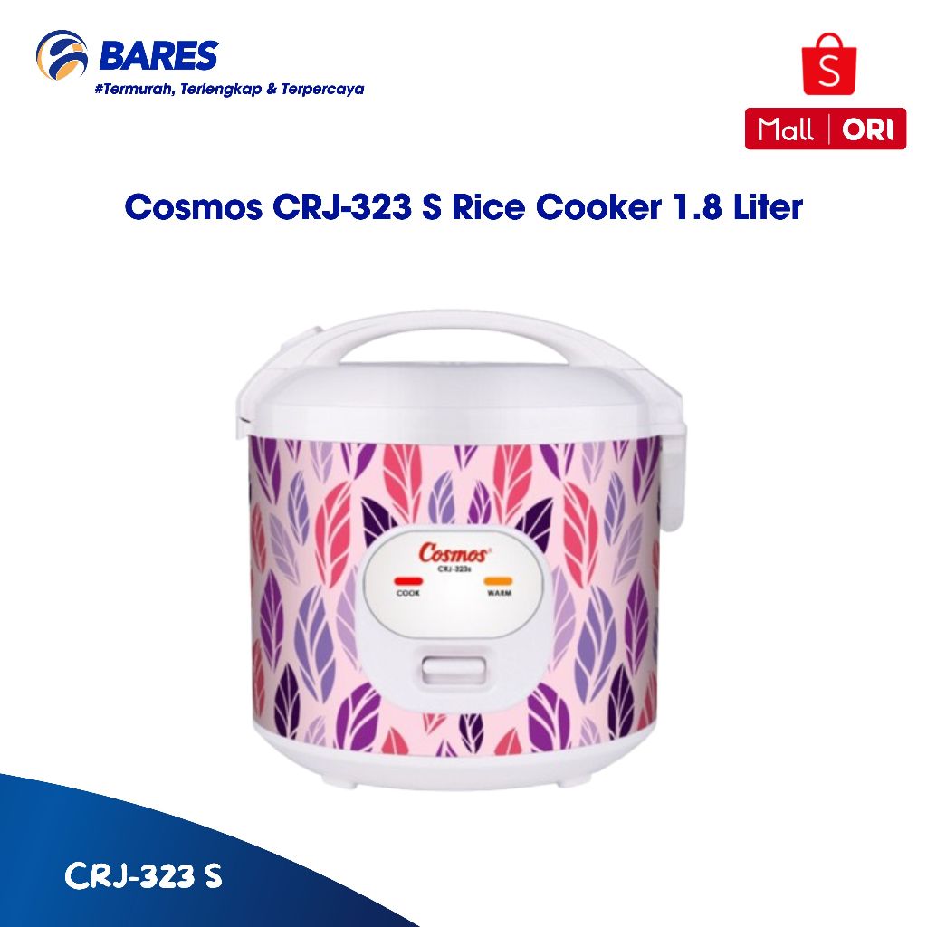 Jual Cosmos FamilyWarm Rice Cooker CRJ-323 S Rice Cooker 1.8 Liter ...