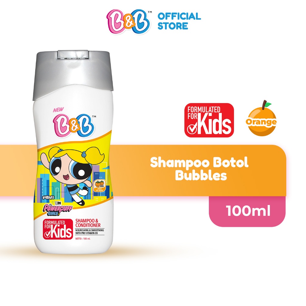 Jual B&B Shampoo Powerpuff Girls 100ml | Shopee Indonesia