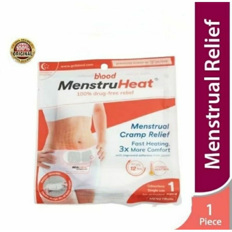 Jual Blood / Ps Love MenstruHeat Koyo Kompres Penghangat Pereda Nyeri ...