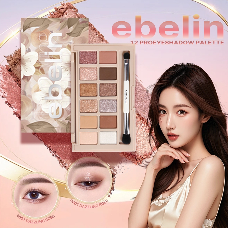 Jual ebelin Eyeshadow Palette | Make Up Pallete Eyeshadow Eyeshadow 12 ...