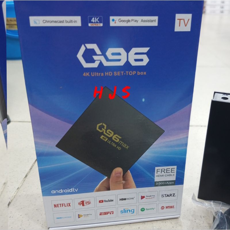 Jual STB ANDROID TV BOX Q96 MAX 4K ULTRA HD HDR TERBARU 8/128GB ...