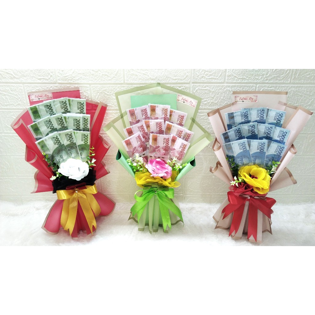 Jual Buket Uang 10 lembar Kerangka Kosong Kado Wisuda Hadiah murah ...