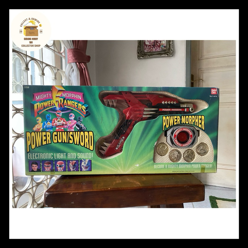 Jual Mighty Morphin Power Rangers Power Gun Sword & Power Morpher ...