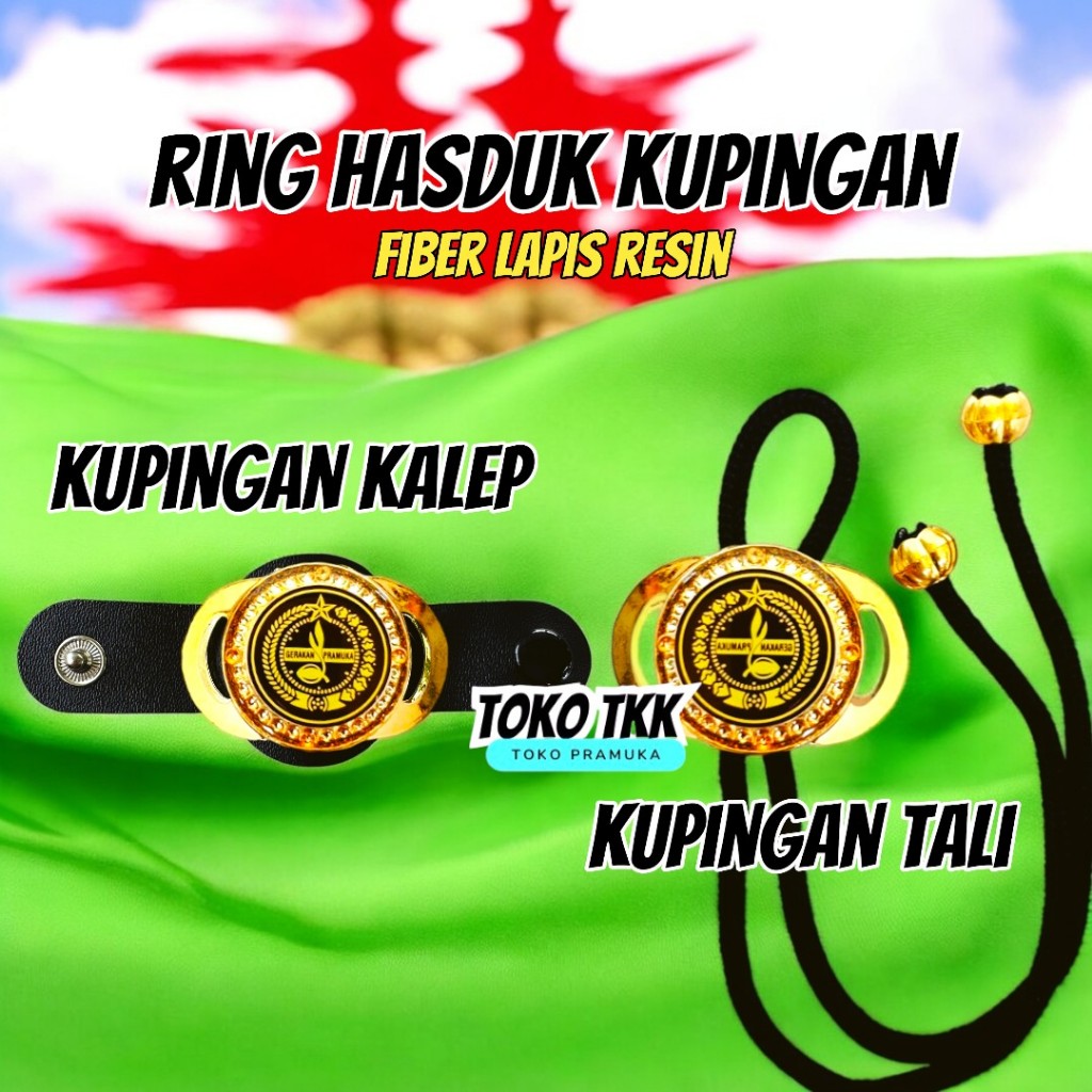Jual Ring kacu kupingan tali / ring hasduk kupingan tali gerakan ...