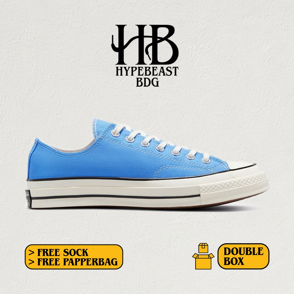 Jual Hypebeast Converse CTAS 70s Low Recycled Canvas University Blue ...