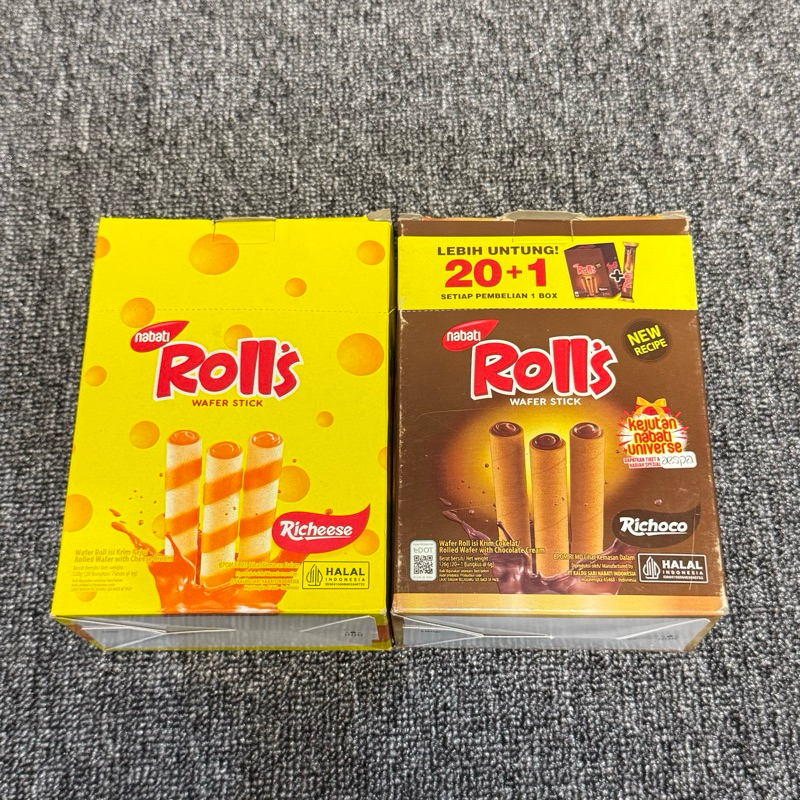 Jual Nabati Roll’s Wafer Stick 500 Box isi 21 pcs | Shopee Indonesia