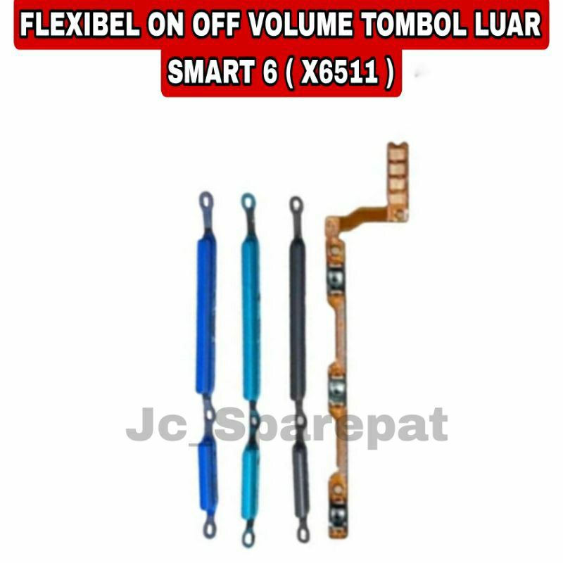 Jual FLEXIBEL FLEXIBLE FLEKSIBEL ON OFF VOLUME TOMBOL LUAR INFINIX SMART 6 X6511 | Shopee Indonesia