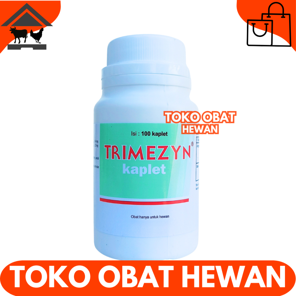Jual TRIMEZYN K KAPLET Isi (100 KAPSUL) - Obat Snot Ngorok CRD Kolera ...