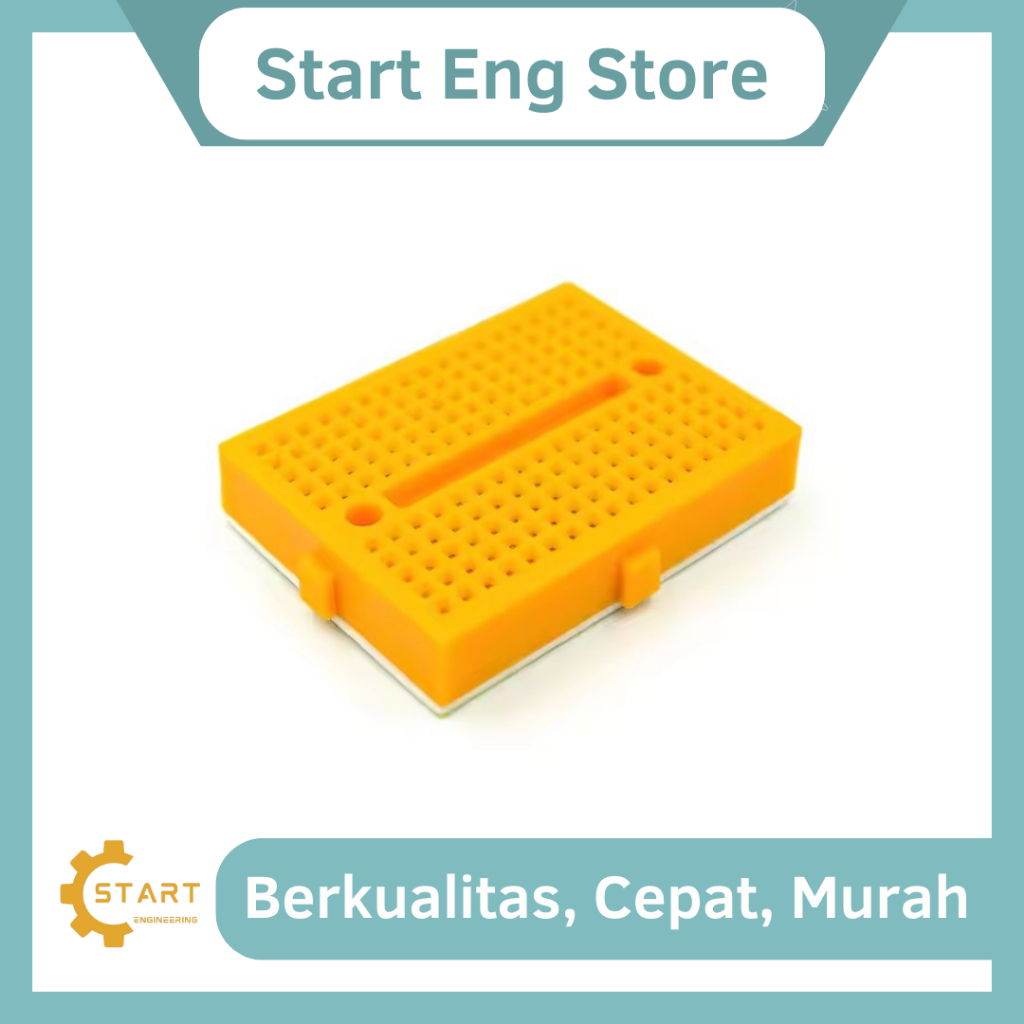 Jual Breadboard SYB-170 Mini Solderless 170 Points (Kuning/Orange ...