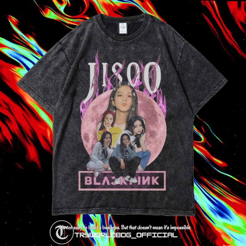 Jual TRYWORLDBDG OFFICIAL "JISOO" KAOS OVERSIZED | KAOS WASHED | STONE WASH | OVERSIZED T SHIRT ...