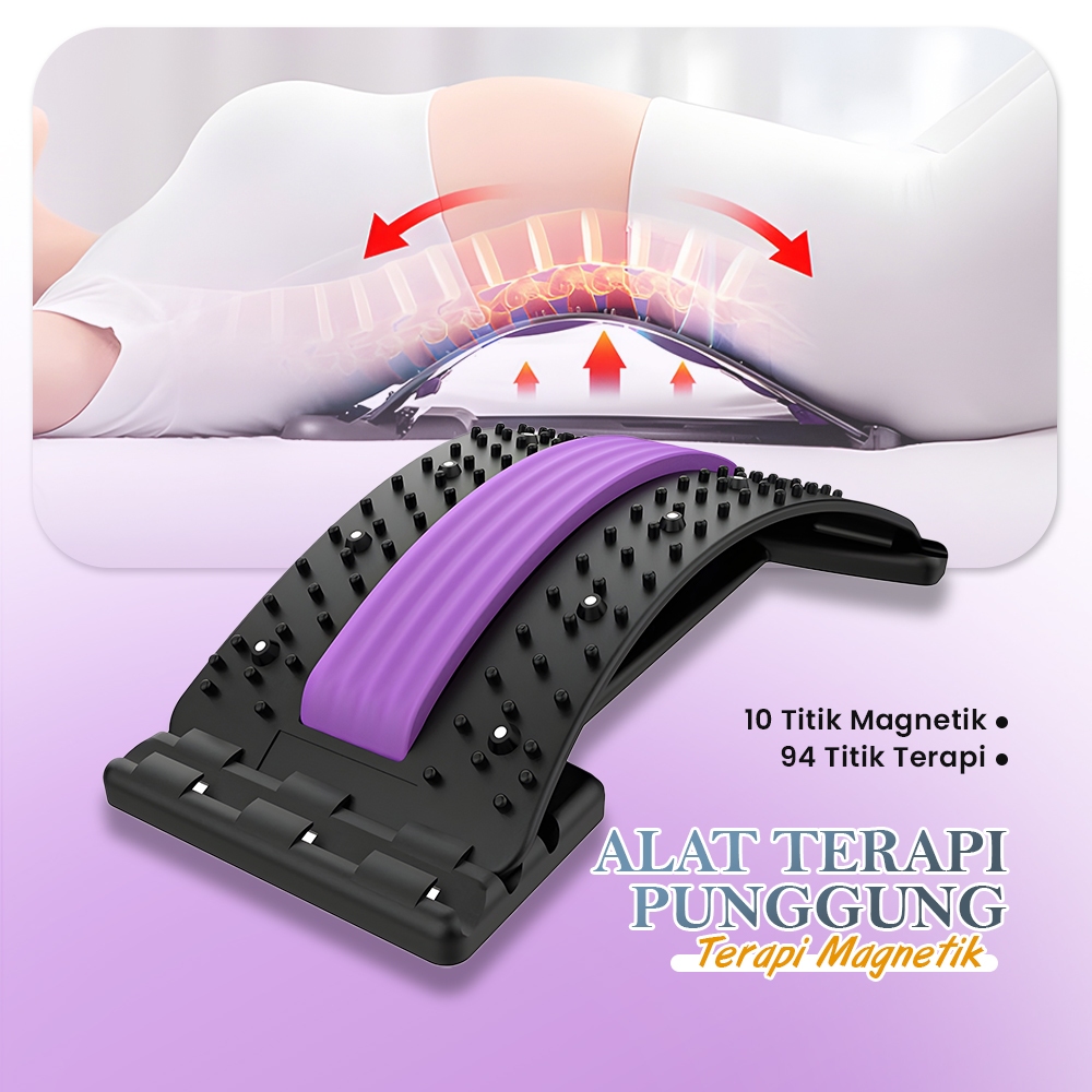 Jual Alat Terapi Pijat Punggung Sandaran Bantalan Refleksi Saraf Otot Tulang Belakang | Shopee ...